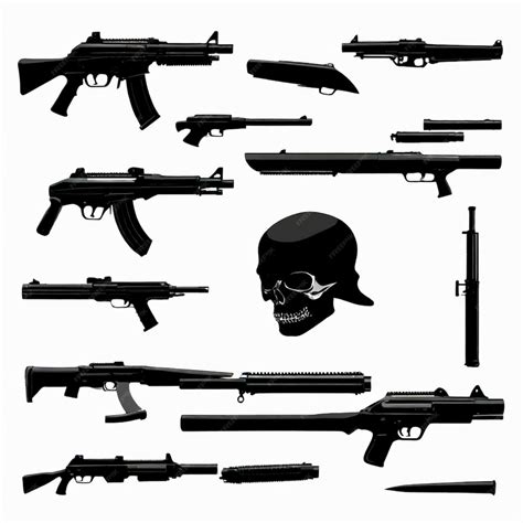 Killed Vector Set White Background Isolated A High Qual Premium Ai