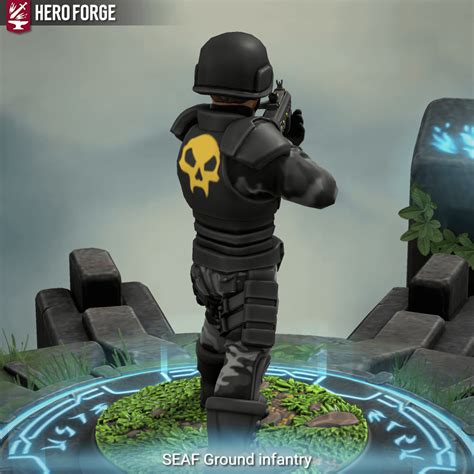 My Take On Seaf Basic Infantry In Heroforge Rhelldivers