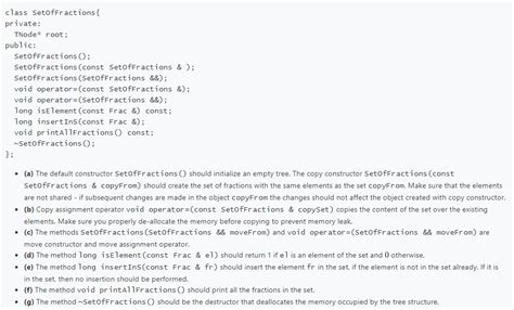 Class Setoffractions Private Tnode Root Public