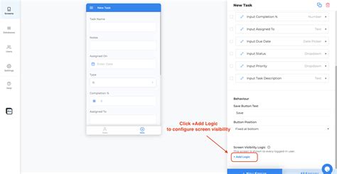 introducing screen visibility based on logged in user s properties