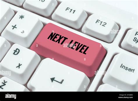 Sign Displaying Next Level Business Overview Having More Than One Floor And Referring To After