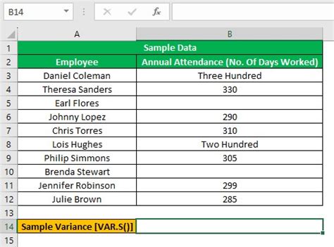 VAR S Excel Function What Is It Syntax Examples How To Use