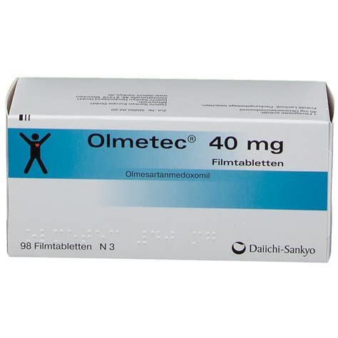 Olmetec® 40 Mg 98 St Mit Dem E Rezept Kaufen Shop Apotheke