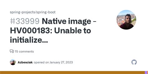 Native Image Hv000183 Unable To Initialize Jakartaelexpressionfactory Check That You