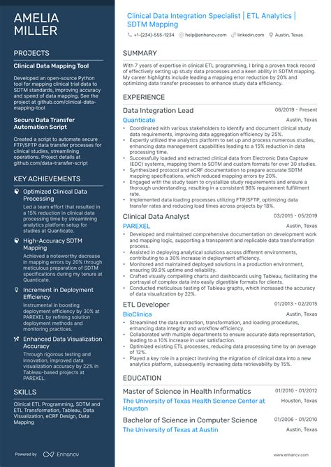 10 Sas Clinical Programmer Resume Examples And Guide For 2025