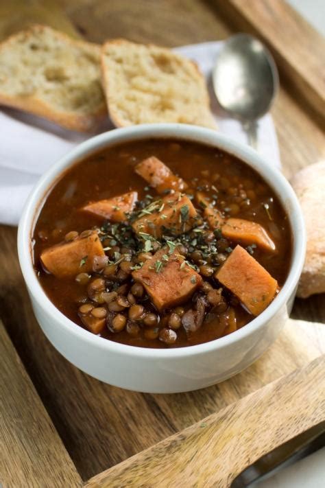 1 Pot Sweet Potato Lentil Soup The Vegan 8
