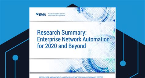 Itential Ema Report Enterprise Network Automation For 2020 And Beyond