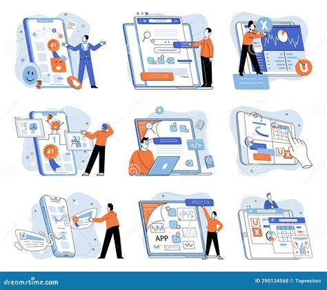 Application Testing Metaphor Vector App Test Proving Ground Where