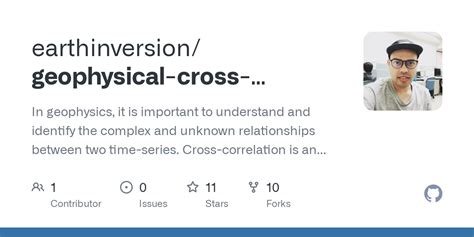 GitHub Earthinversion Geophysical Cross Correlation In Geophysics It Is Important To