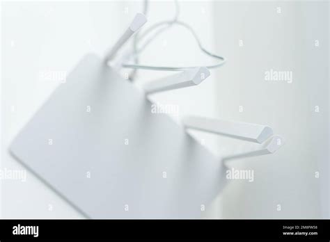 Modern WiFi Router On Light Wall In Home Office Stock Photo Alamy
