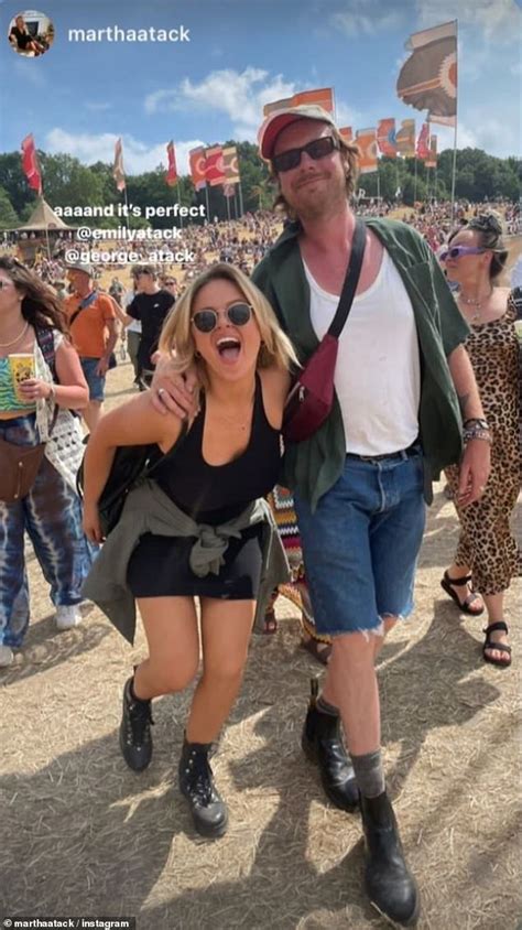 Emily Atack Cuts A Stylish Figure As She Soaks Up Glastonbury
