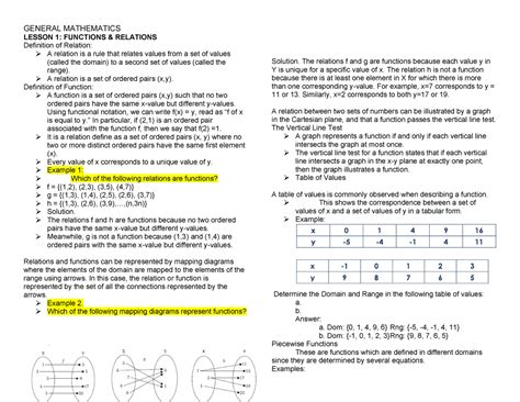 gen math reviewer lecture notes 1 4 science technology