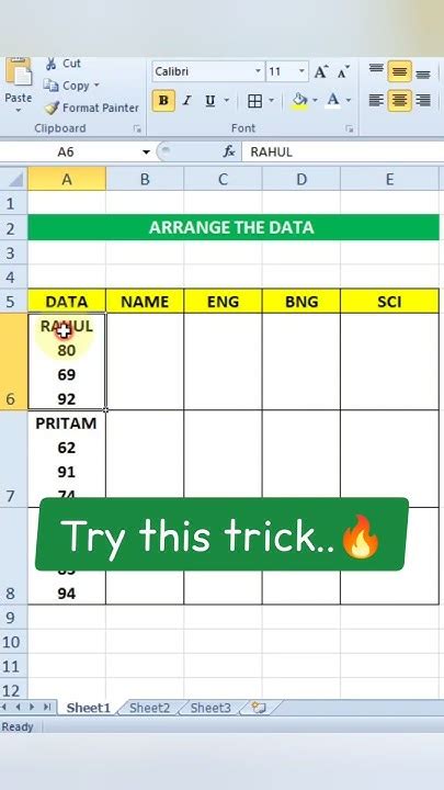 Excel Amazing Tricks 💯🔥 Excelformula Exceltips Excelshortcuts Youtube