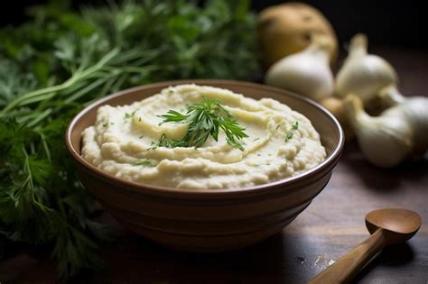 Premium Photo Whipped Parsnip Potato Blend