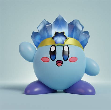 🧊 Ice Kirby・ Stl File For ・cults