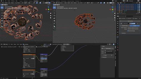 How To Slow Break Away With Cell Fracture Particles And Physics