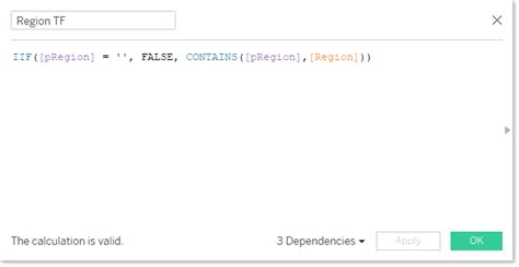 Multi Select Parameters In Tableau