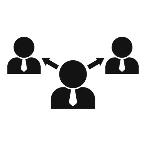 Premium Vector Outsource Business Icon Simple Illustration Of Outsource Business Vector Icon