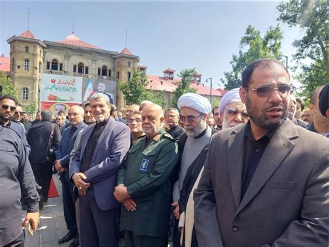 حضور مقامات در مراسم تشییع شهید امیرعبداللهیان عکس