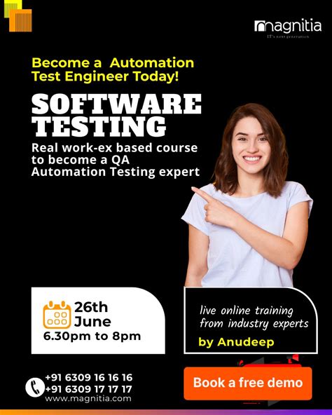 Magnitia On Linkedin Magnitia Testingtools Career Selenium Java