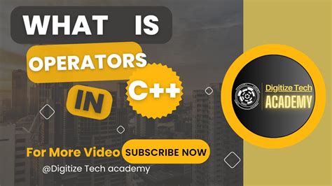 Learn C Coding With W3schools C Operators Tutorial For Beginners Youtube