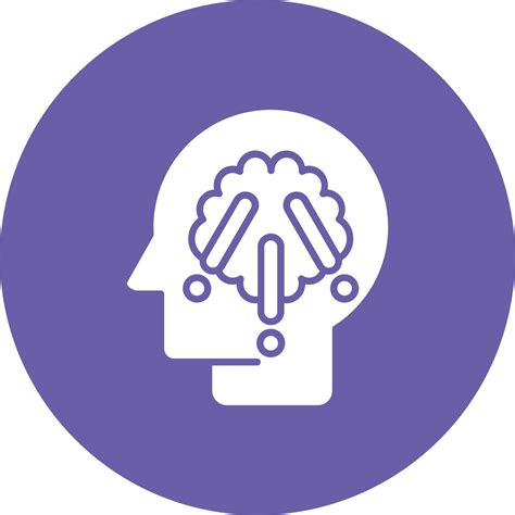 Obsessive Compulsive Personality Disorder Glyph Circle Background Icon