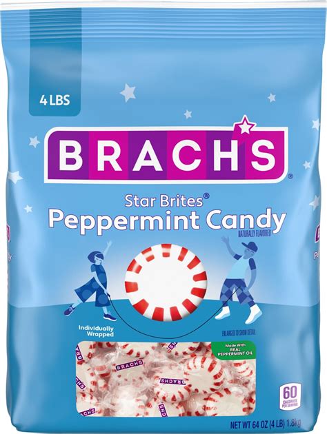 Brachs Star Brites Peppermint Starlight Mints Hard Candy