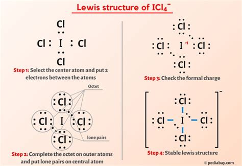 Icl4 Lewis Structure In 5 Steps With Images
