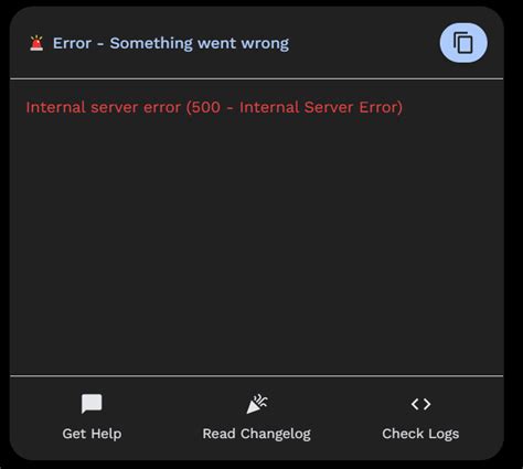 Bug Internal Server Error 500 When Clicking Explore · Issue 2028