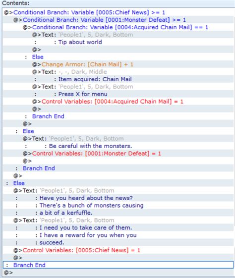 Nested Conditional Branching Not Working As Intended Rpg Maker Forums