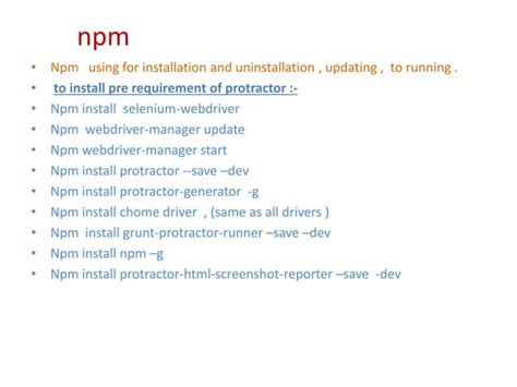 Selenium With Protractor Pptx