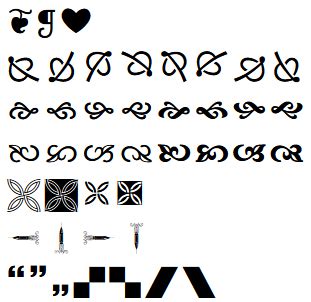 Unicode Typography Ornaments