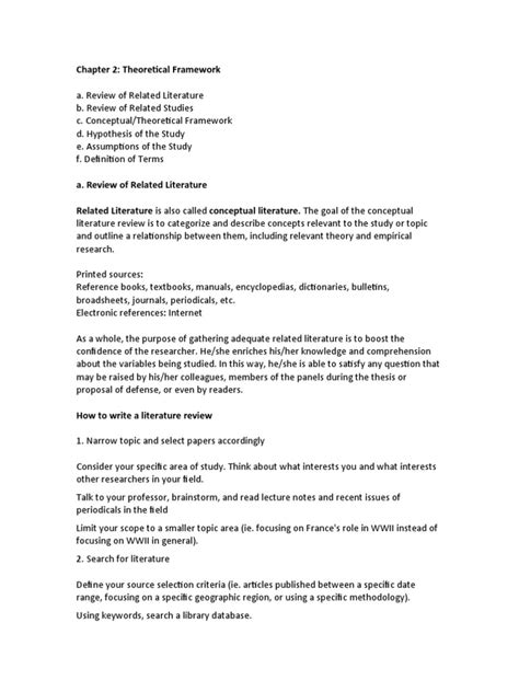 Chapter 2 Theoretical Framework Pdf Theory Paradigm