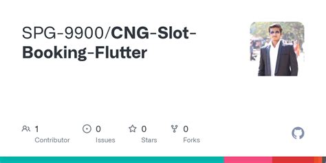 GitHub SPG 9900 CNG Slot Booking Flutter