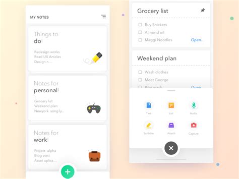 My Note Conceptual Clean Note Taking App