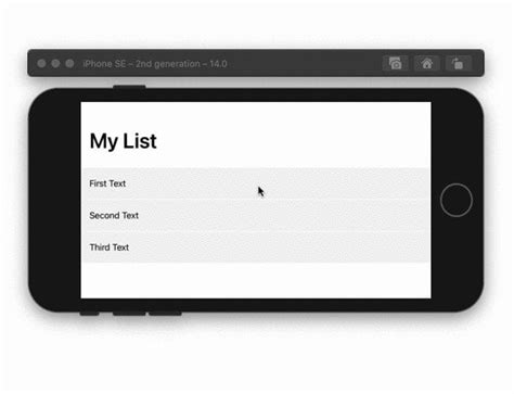 create a custom list in swiftui r iosprogramming