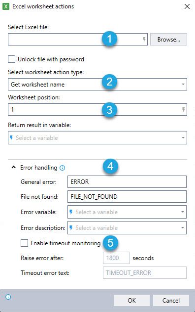 Excel Worksheet Actions