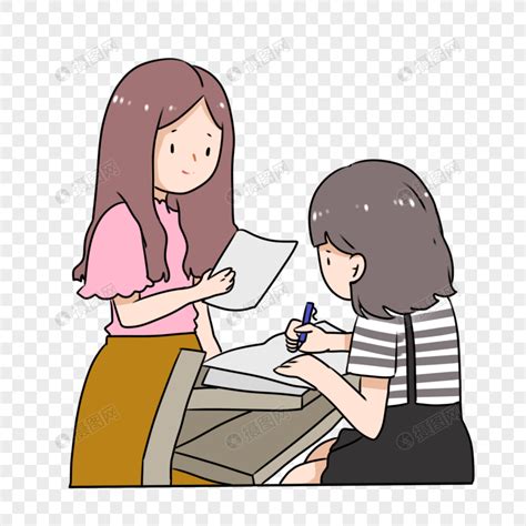 老师指导学生元素素材下载 正版素材401538842 摄图网