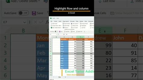 Smart Excel On Linkedin Highlight Selected Cell Row And Column