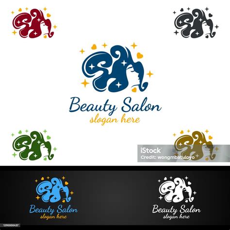 뷰티 헤어스타일리스트 화장품 또는 부티크를 위한 살롱 패션 심볼 0명에 대한 스톡 벡터 아트 및 기타 이미지 0명 건강관리와 의술 눈 신체 부분 Istock