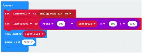 Micro Bit Light Measurement Tutorial Maker Hardware