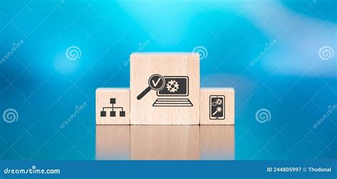 Concept Of Software Testing Stock Image Image Of Code Test 244805997