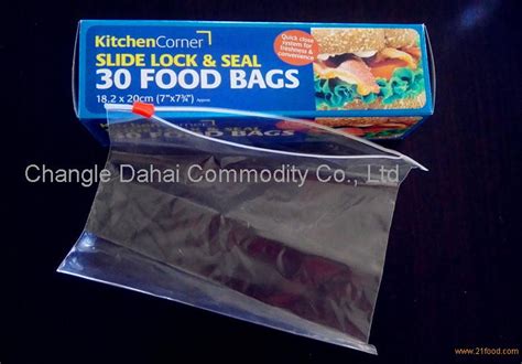 LDPE Zip Lock Bags Pastic Zipper Bags Slide Zip Lock Bags China Changle Dahai Commodity Co