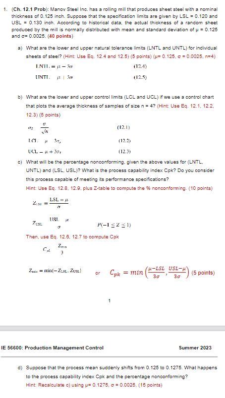 Solved I Need Help Answering A Past HW Problem Could You Chegg Com