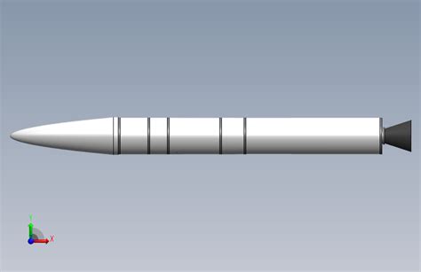 洲际弹道导弹初步设计solidworks 2018模型图纸下载 懒石网