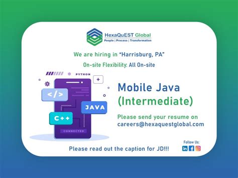 mobilejava javadeveloper intermediatejava mobiledevelopment