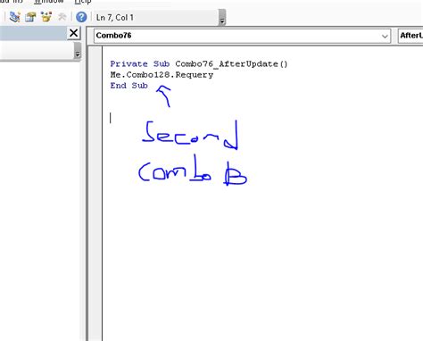 Filter Second Combobox Choices Based On First Combobox Choice In A