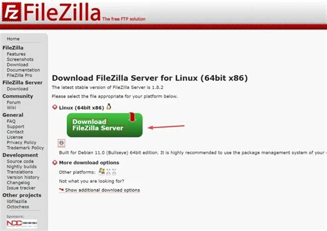 how to install filezilla server on ubuntu 24 04 lts noble linux