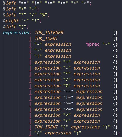 Bison Syntax Not Fully Supported Issue Babyraging Yash GitHub