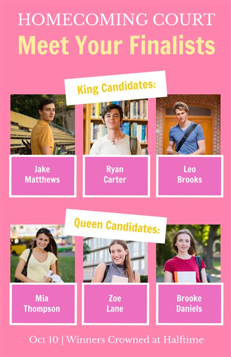 Free Homecoming Poster Templates To Edit Online